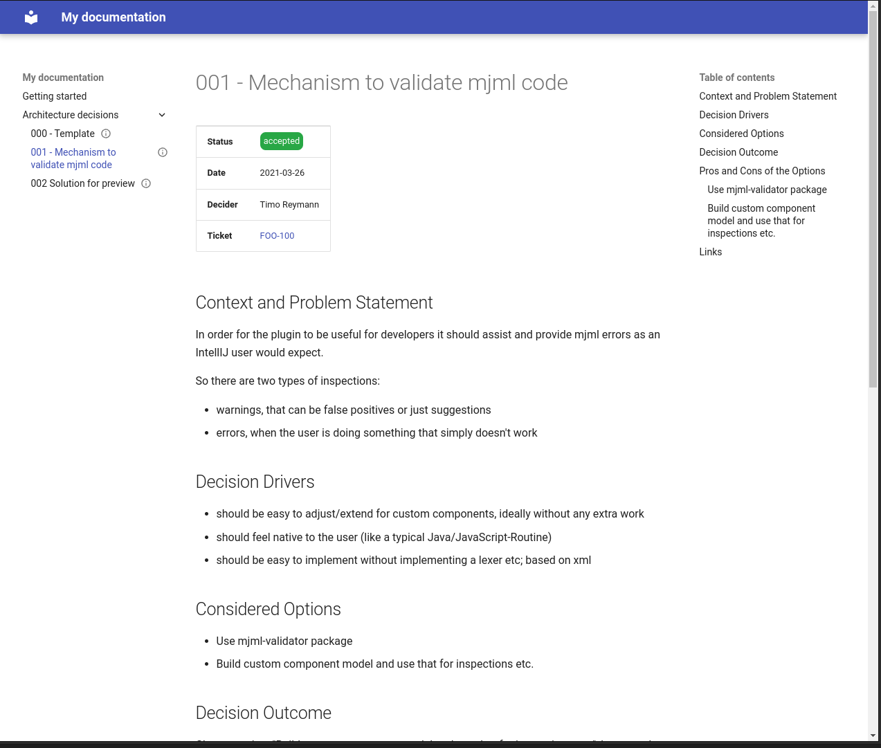 mkdocs-decision-records · PyPI