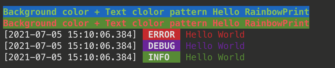 RainbowPrint · PyPI