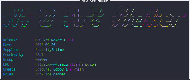 nfo-maker · PyPI
