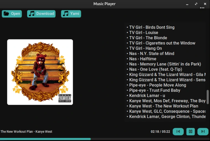 yami-music-player · PyPI