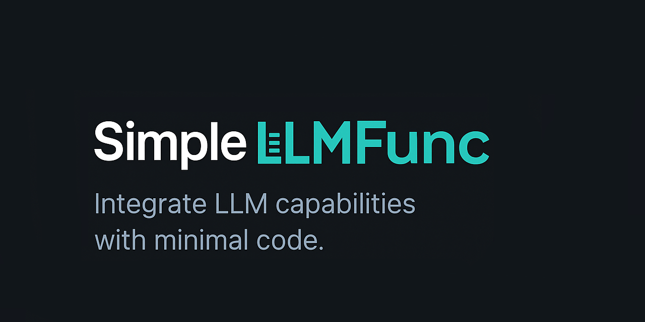 SimpleLLMFunc·PyPI