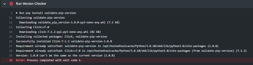 validate-pip-version · PyPI