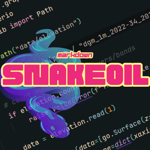 md-snakeoil · PyPI