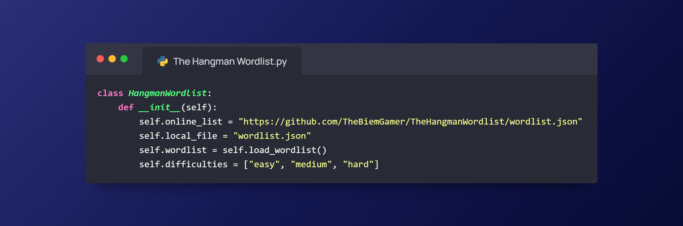 the-hangman-wordlist · PyPI