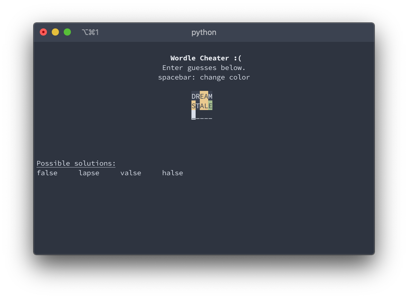 wordle-cheater · PyPI