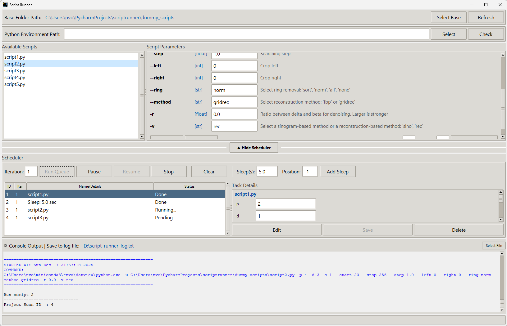 scriptrunner-gui · PyPI
