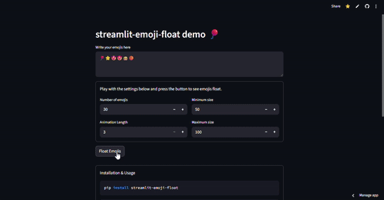streamlit-emoji-float · PyPI