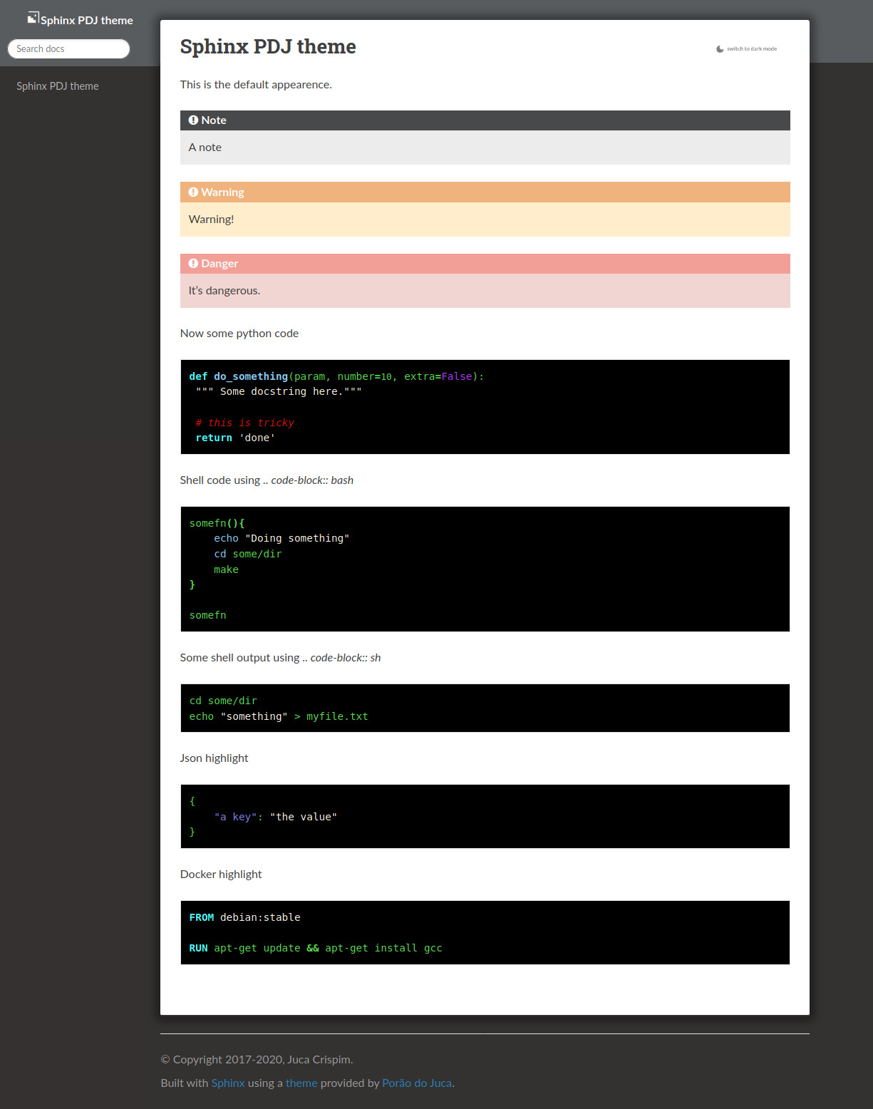 sphinx-pdj-theme · PyPI