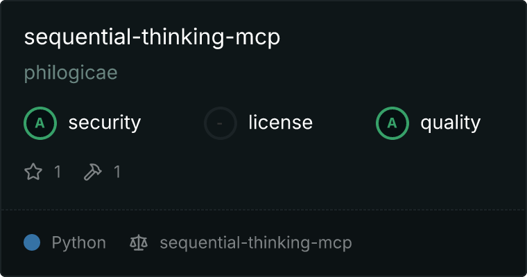 sequential-thinking-mcp · PyPI