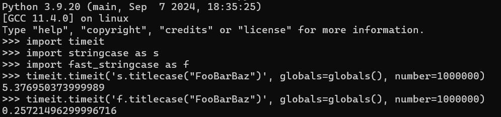 fast-stringcase · PyPI