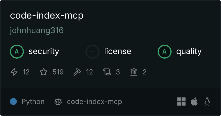 code-index-mcp · PyPI