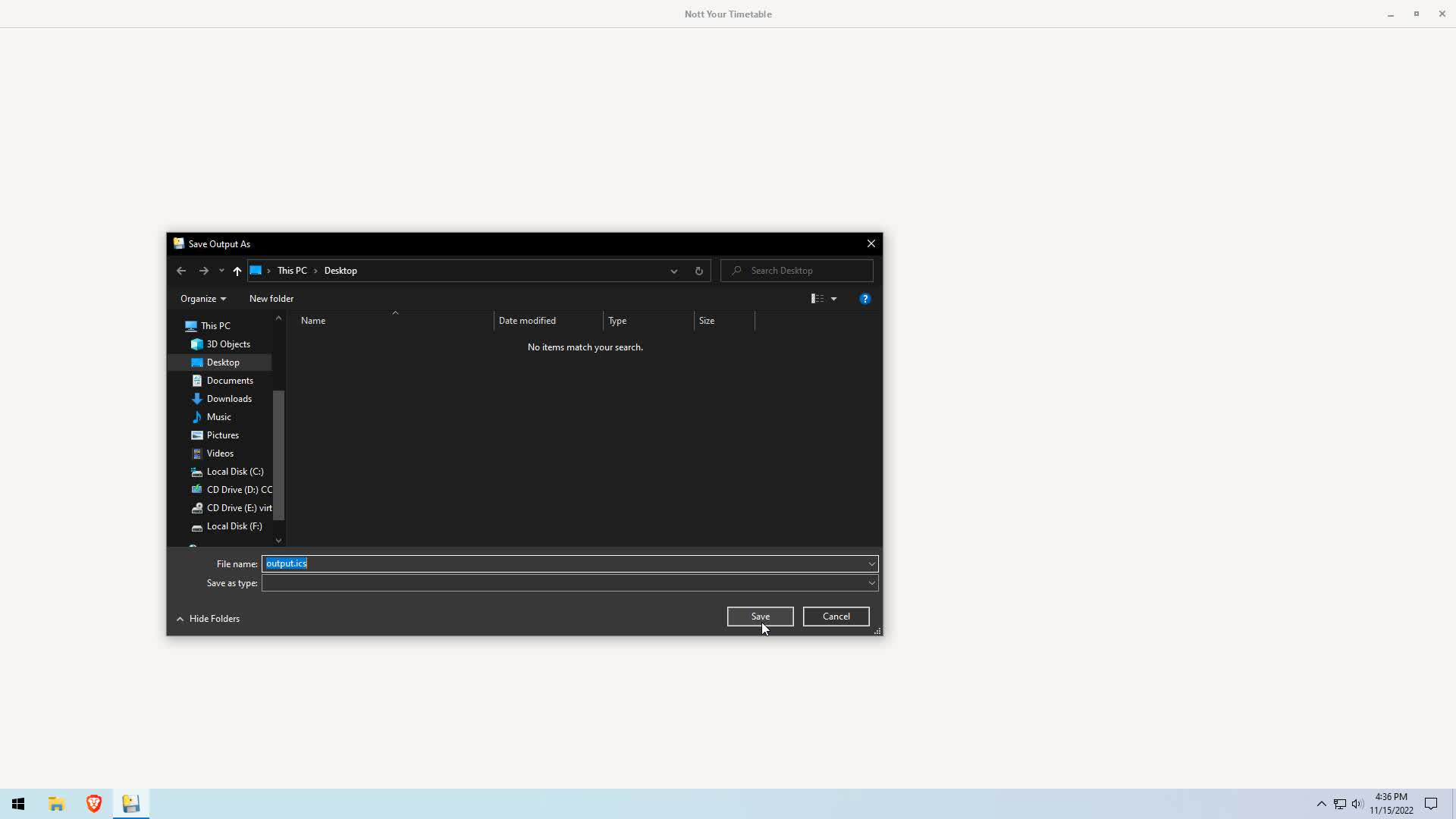 nott-your-timetable · PyPI