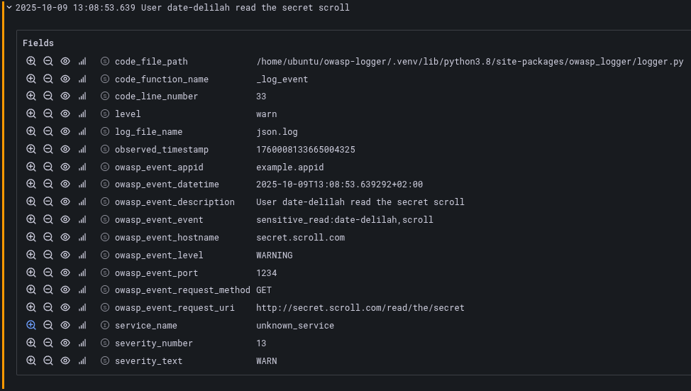 owasp-logger · PyPI