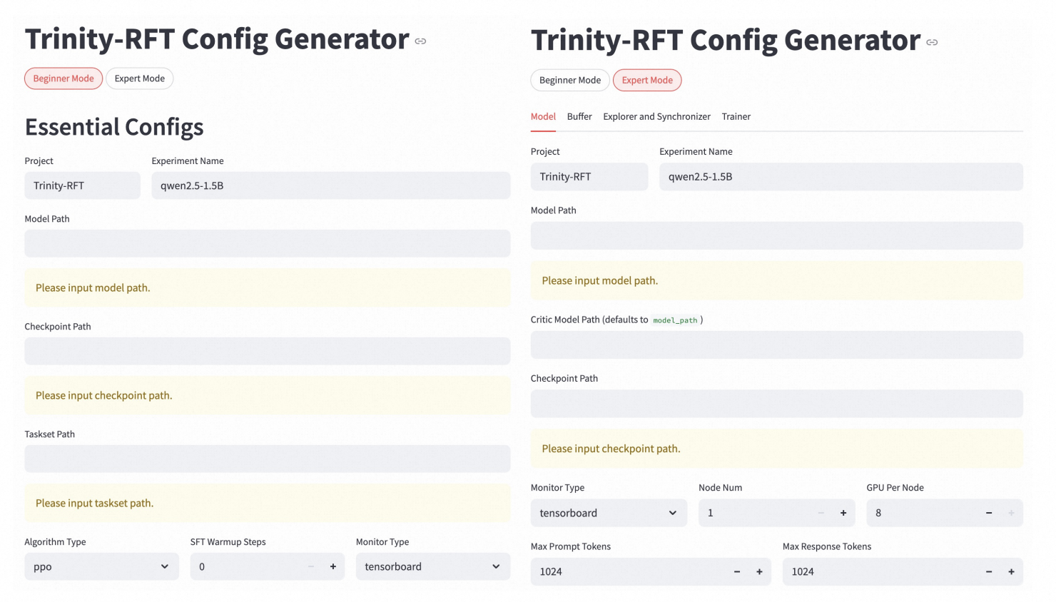 trinity-rft · PyPI