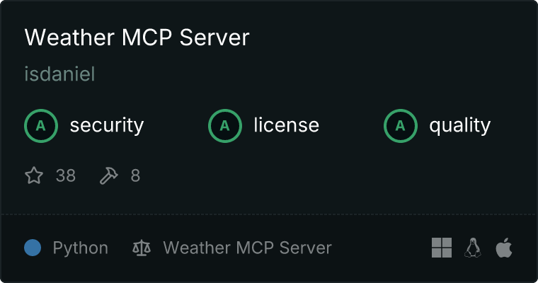 mcp-weather-server · PyPI
