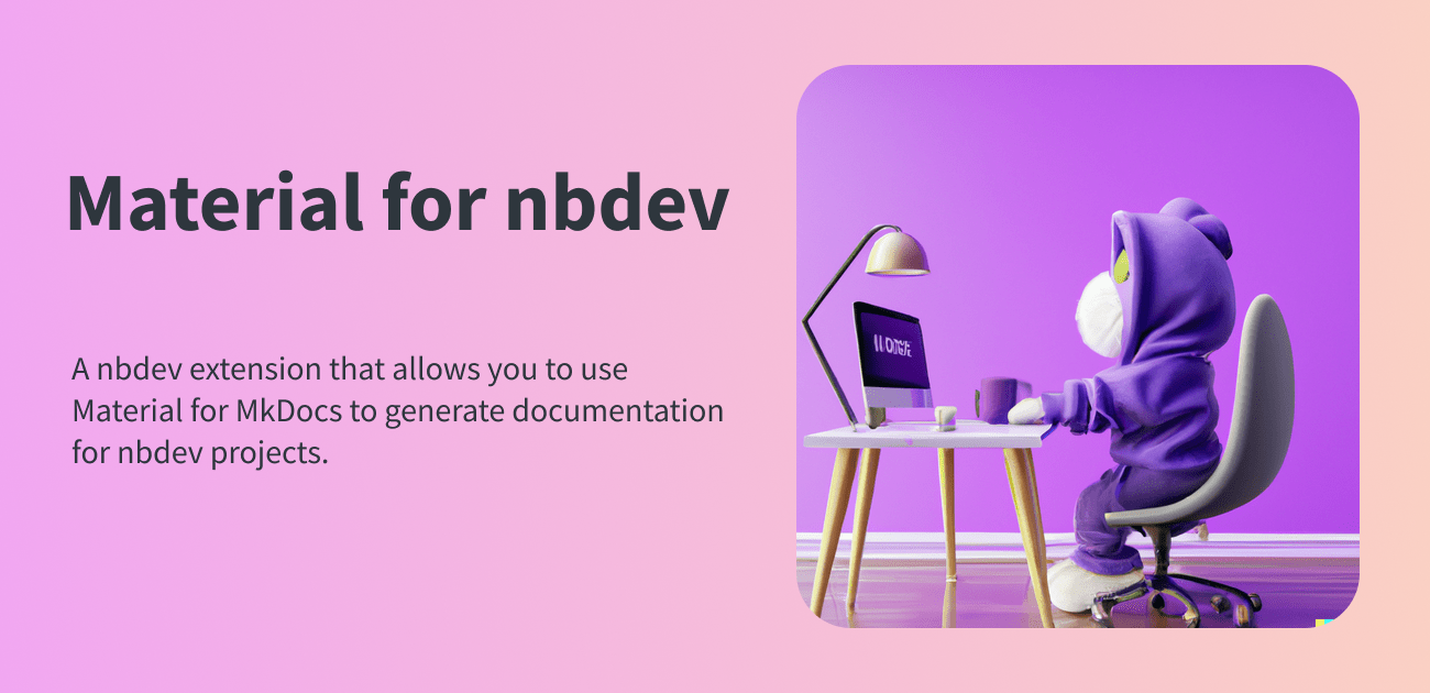 nbdev-mkdocs · PyPI nbdev-mkdocs · PyPI