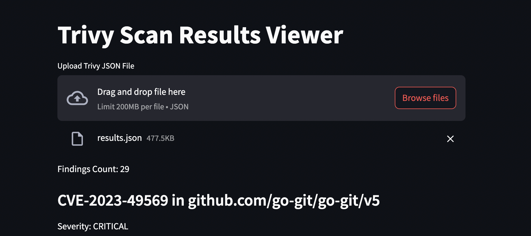 trivy-streamlit · PyPI