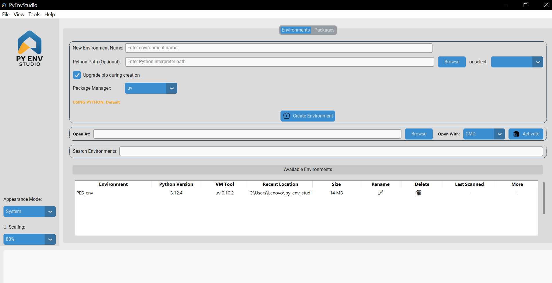 py-env-studio · PyPI