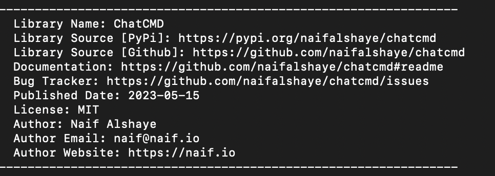 chatcmd · PyPI