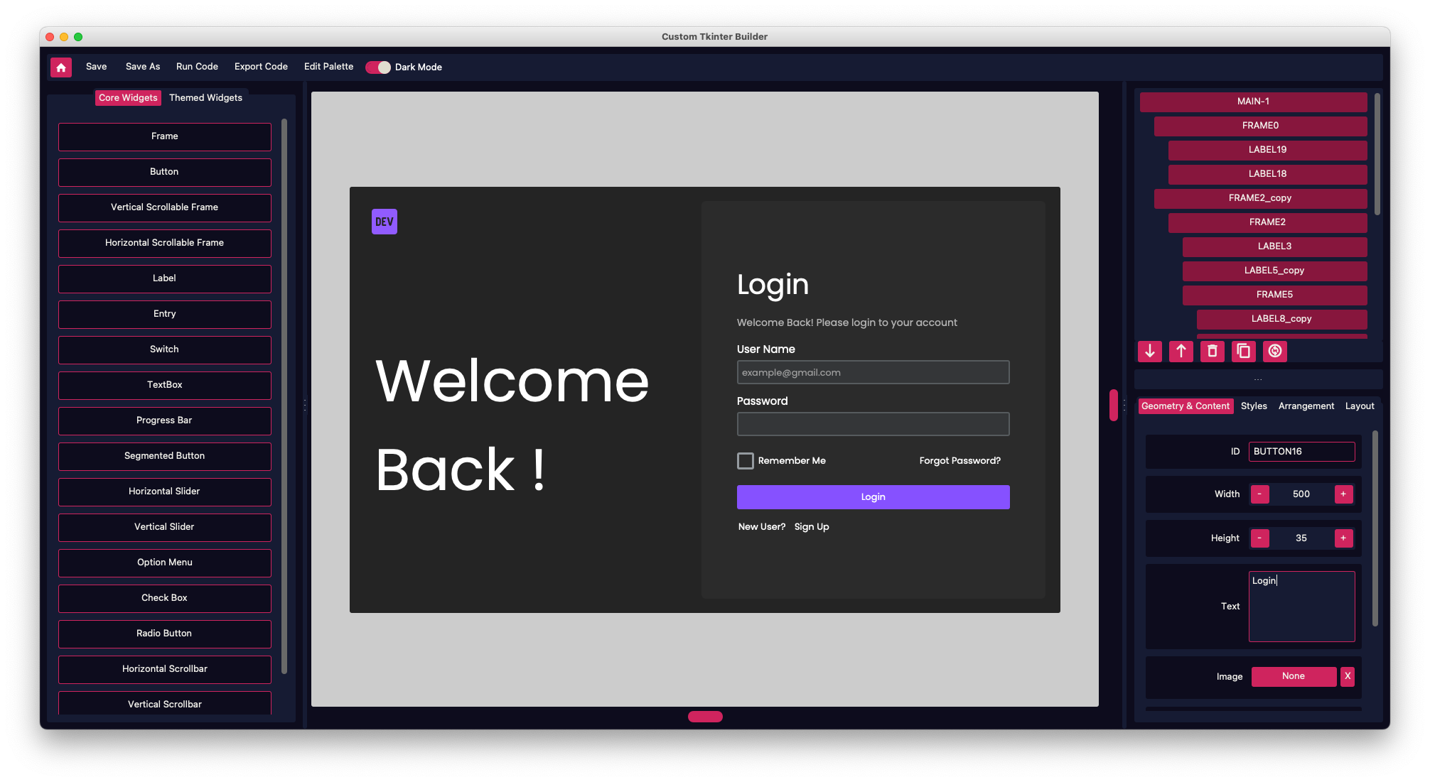 customtkinterbuilder · PyPI