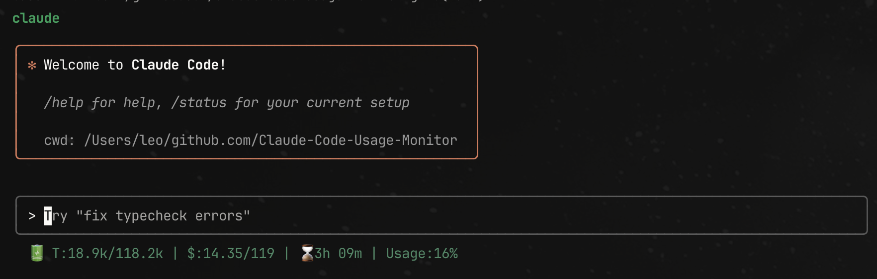 claude-statusbar · PyPI