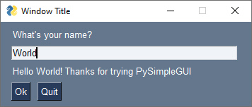 FreeSimpleGUI · PyPI
