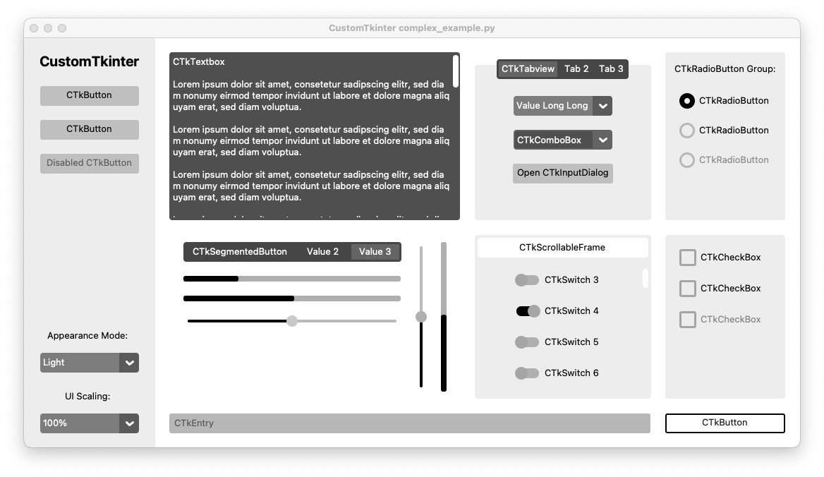 customtkinterthemes·PyPI