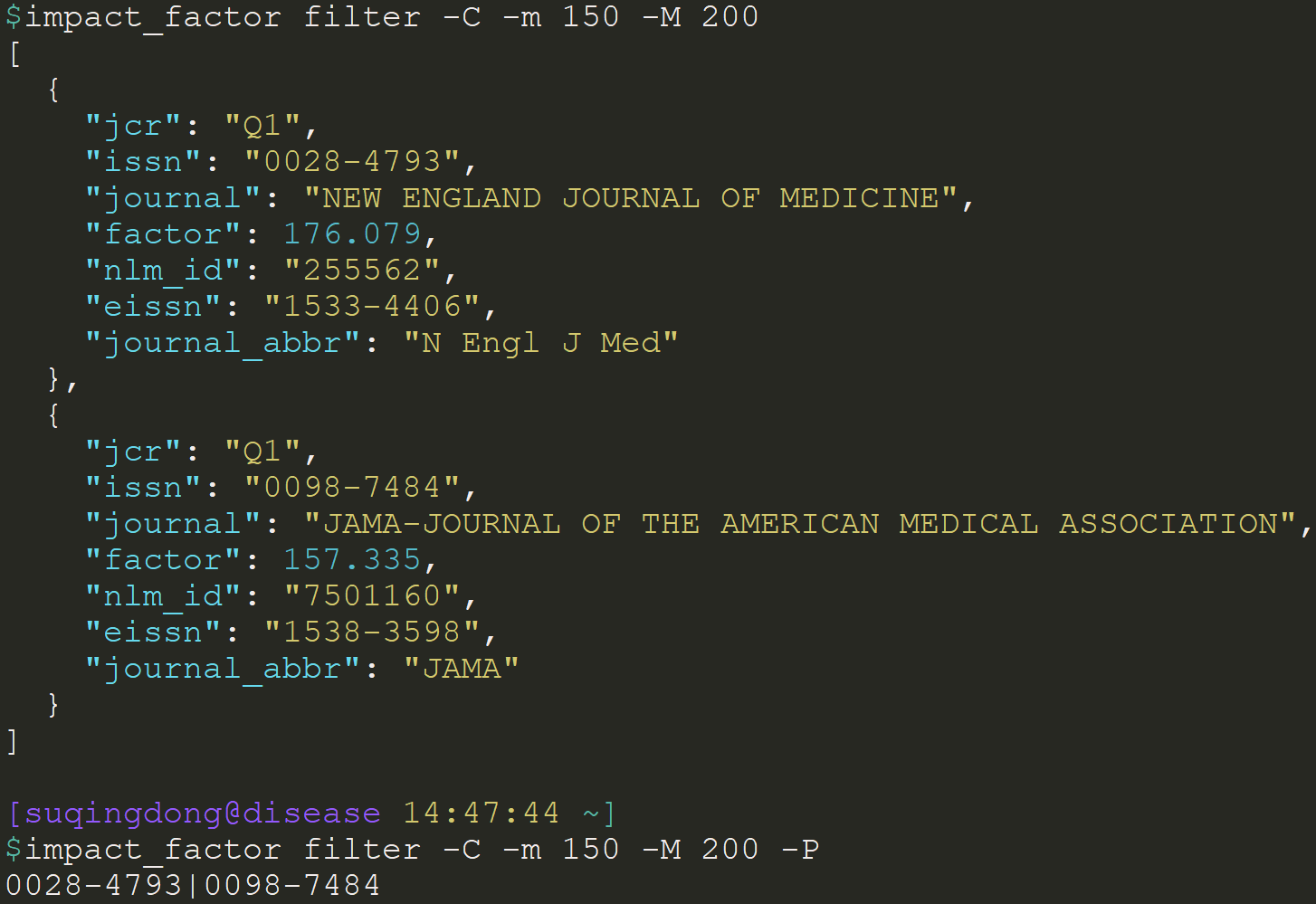 impact-factor · PyPI