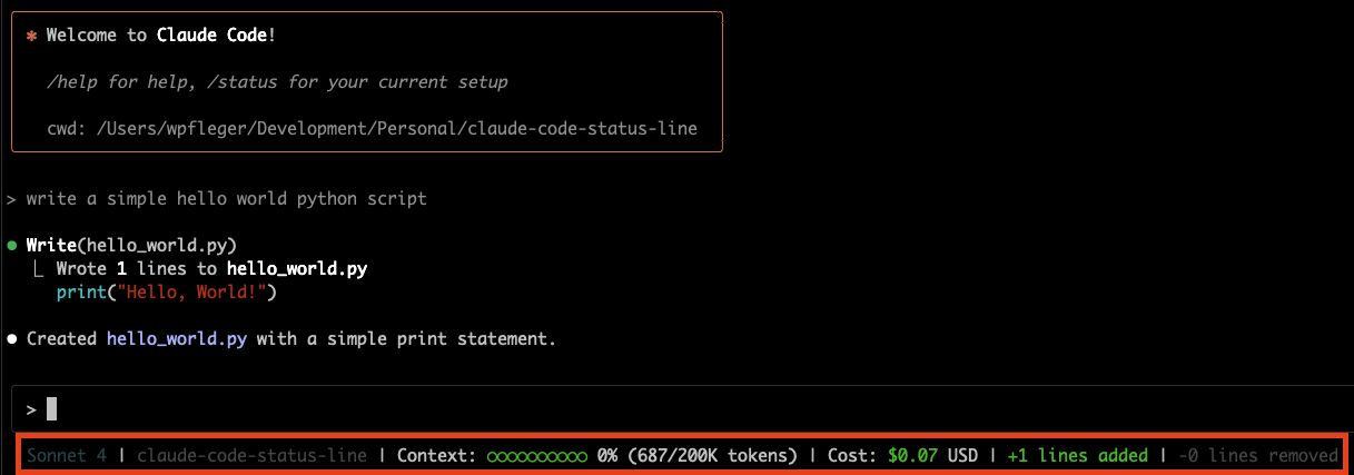 claude-code-statusline · PyPI
