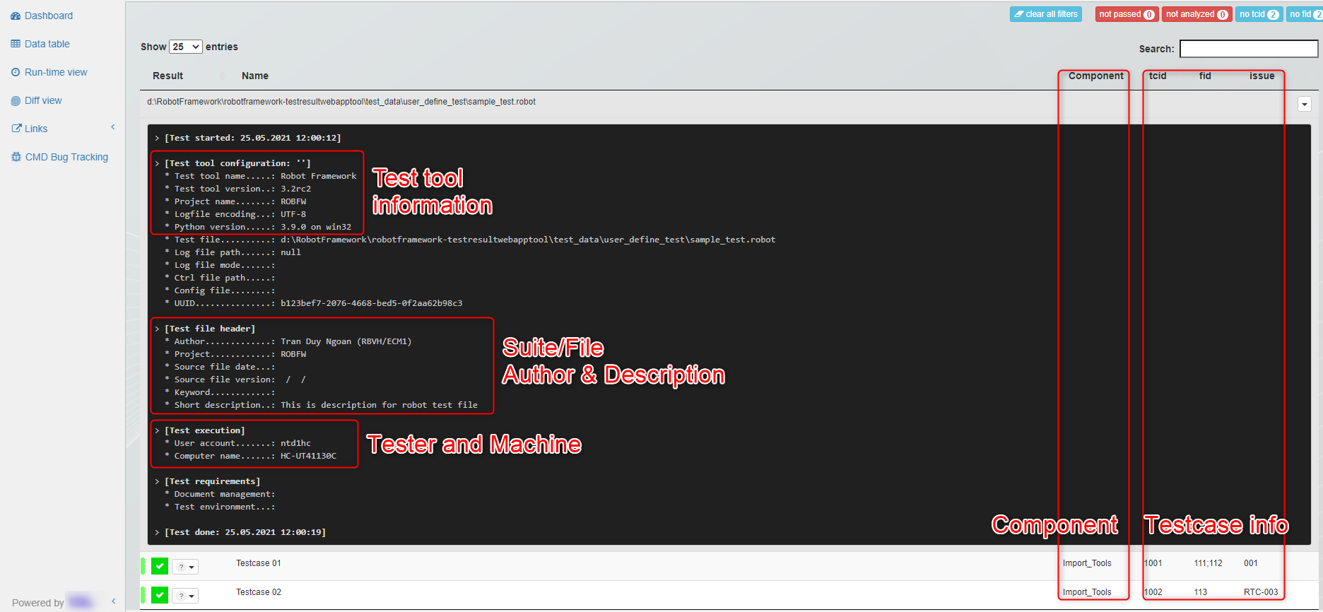robotframework-robotlog2db · PyPI