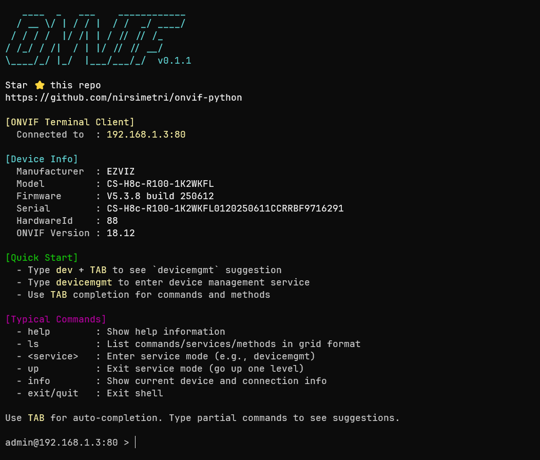 onvif-python · PyPI