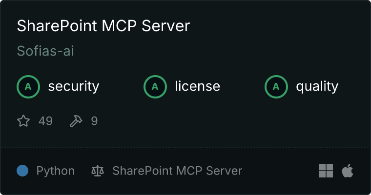 mcp-sharepoint · PyPI