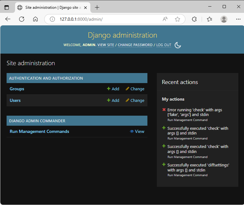 django-admin-commander · PyPI