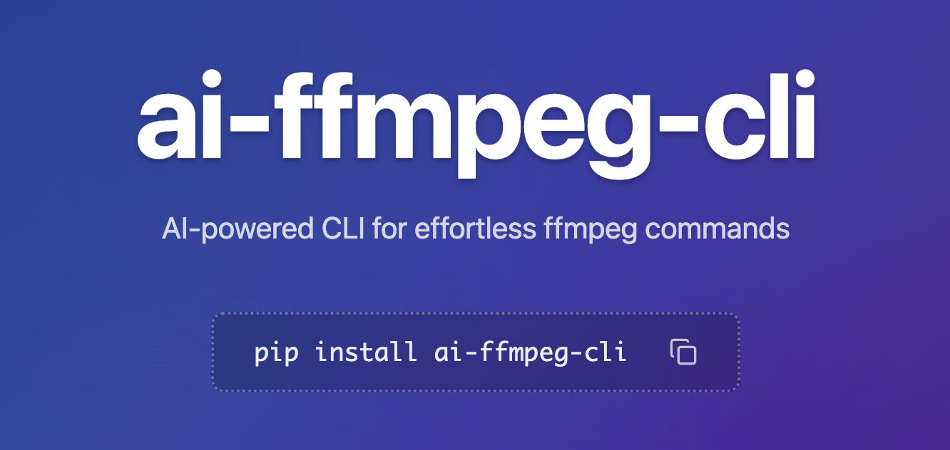 ai-ffmpeg-cli · PyPI