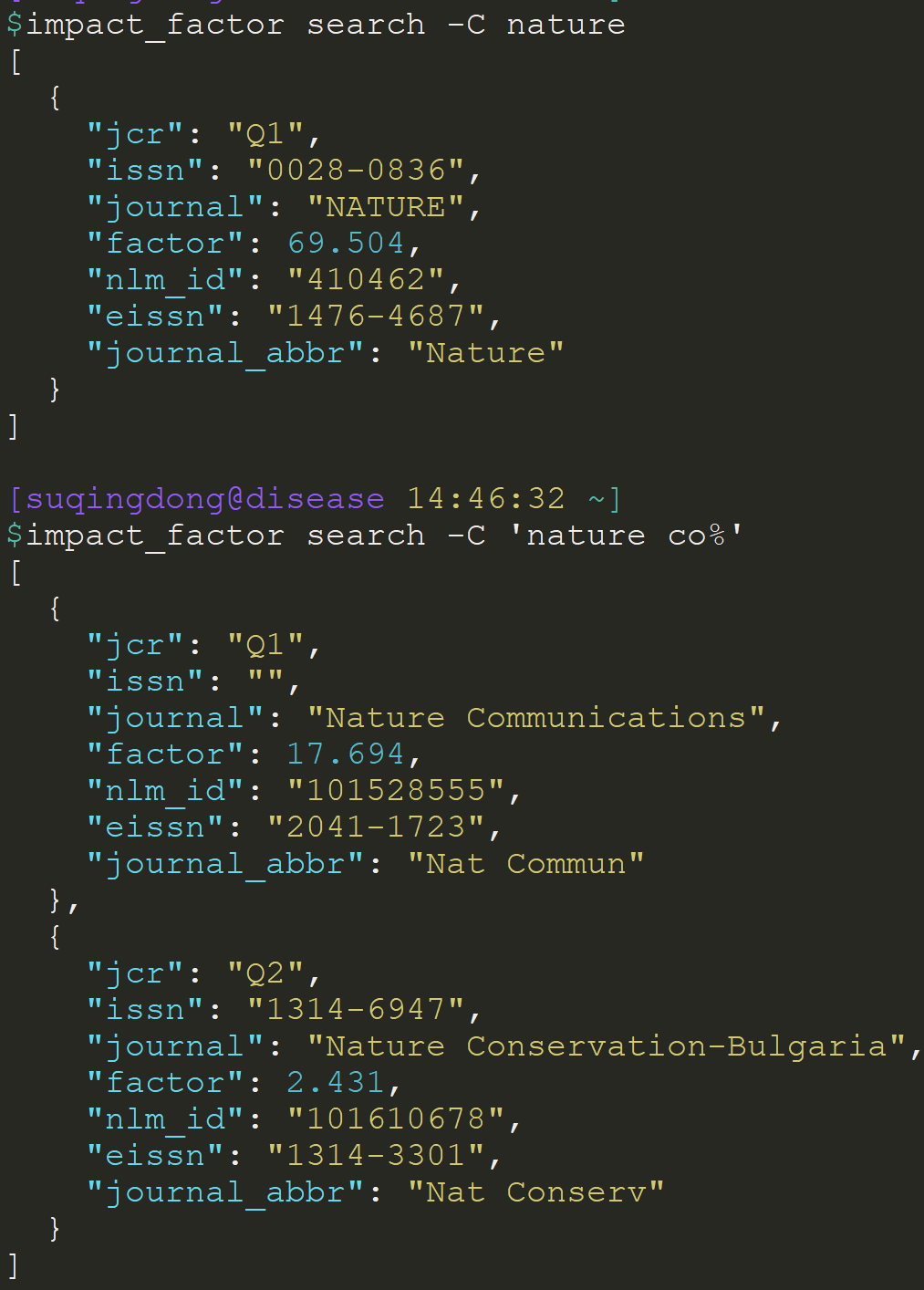 impact-factor · PyPI